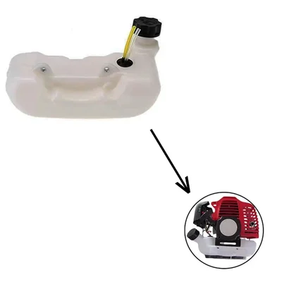 2-Hole, A-Type Fuel Tank with Cap for 2 Stroke 52cc Brush Cutter Engine