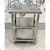 GBE SS 24 X 24 X 32 inch Service Table with 2 Undershelf for Kitchen Use